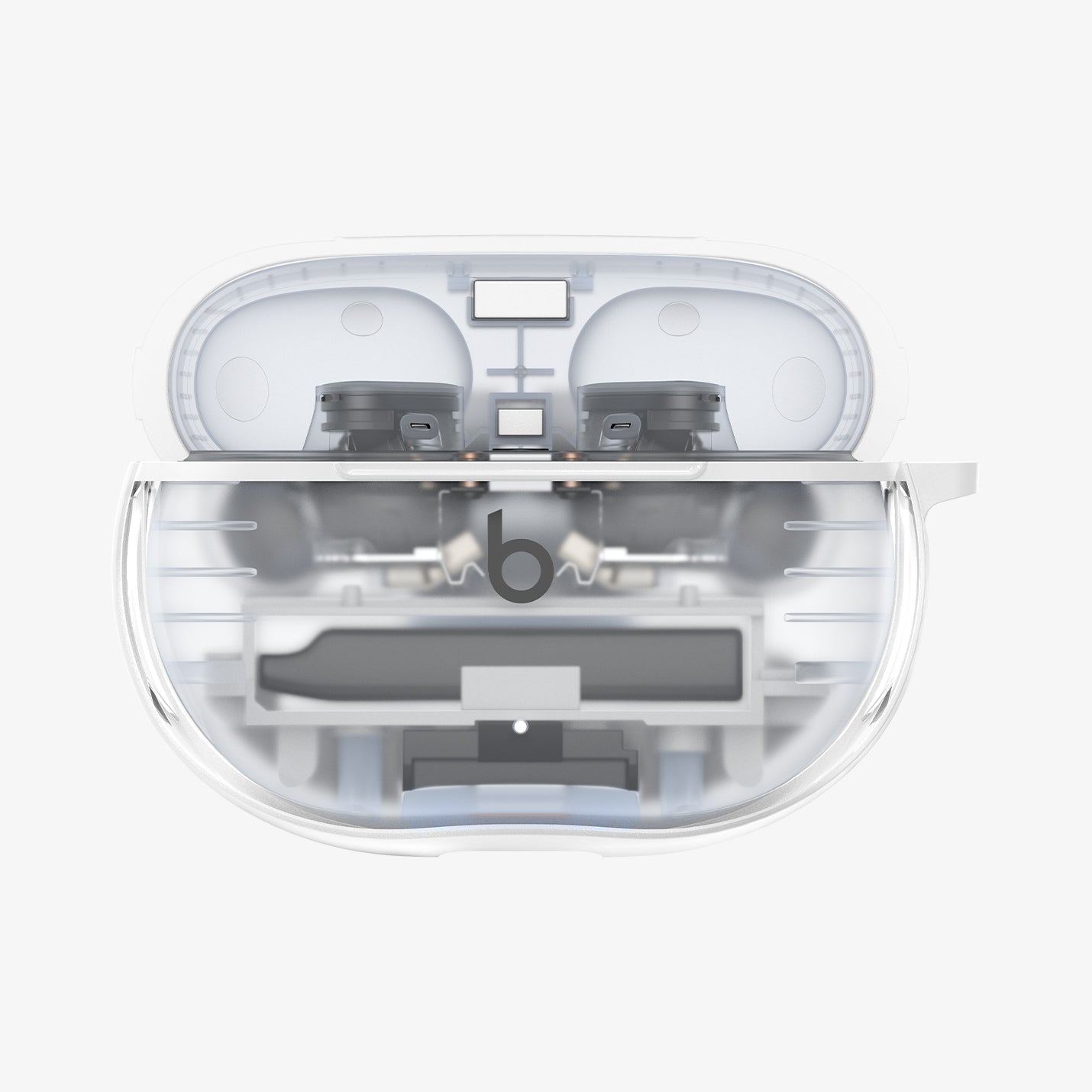 ACS06935 - Beats Studio Buds Case Ultra Hybrid in crystal clear showing ...