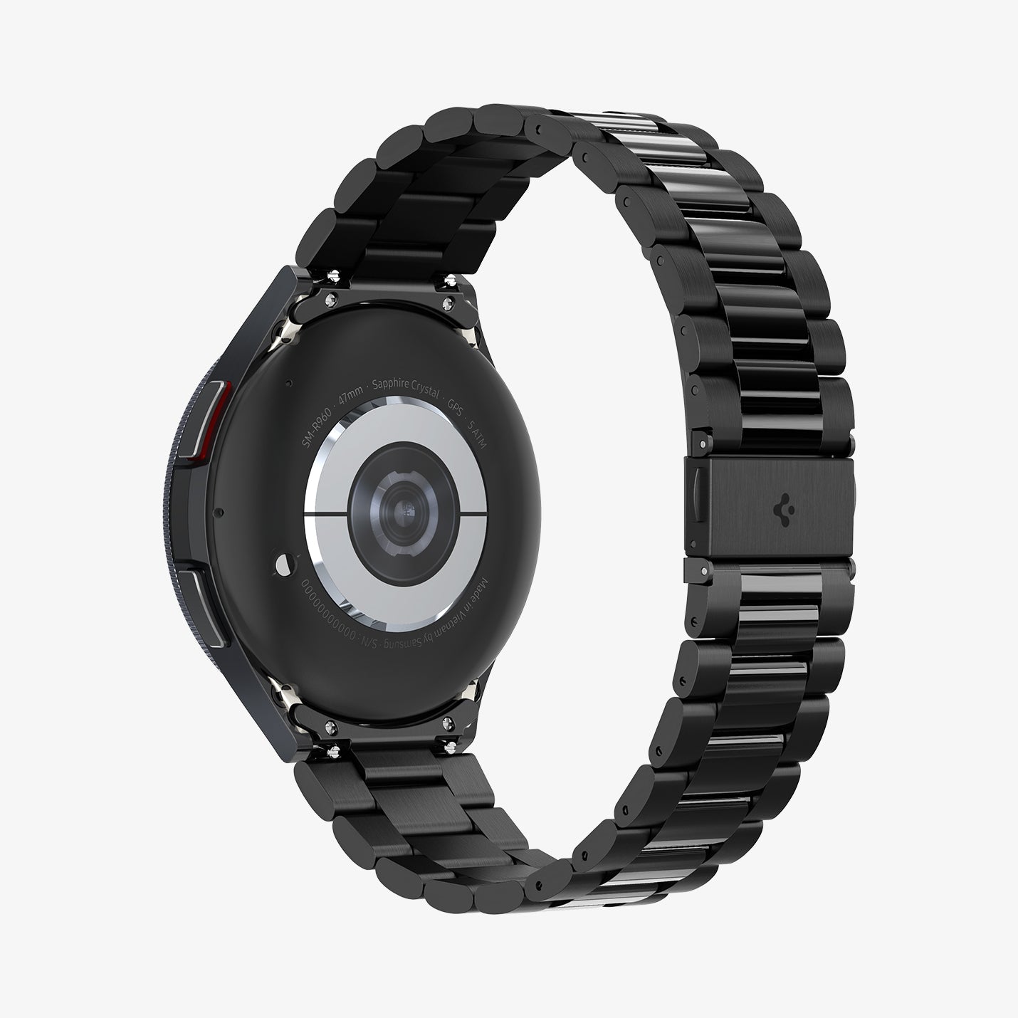 AMP06490 - Watch 6 Classic (47mm) Modern Fit 316L Band in Black showing ...