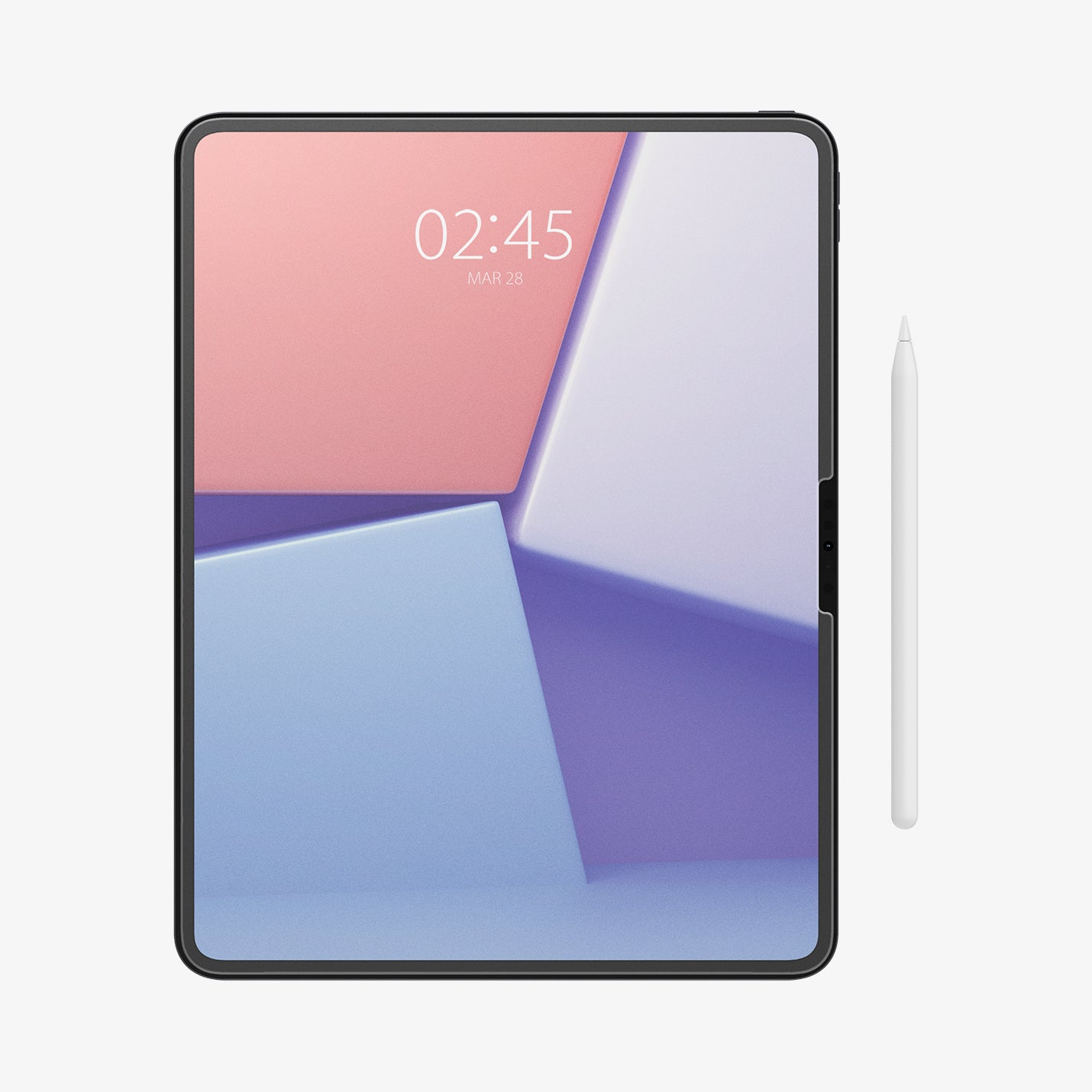 AGL07794 - iPad Pro 12.9-inch Paper Touch EZ Fit in Clear showing the ...