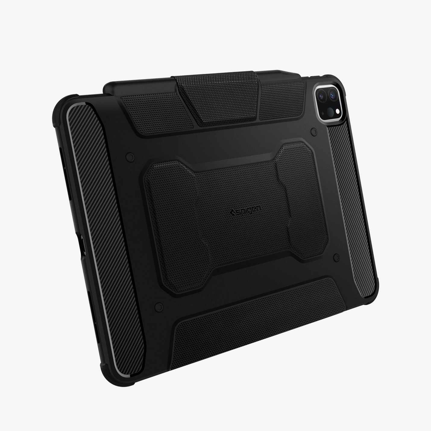 ACS02889 - iPad Pro 12.9-inch Case Rugged Armor Pro in Black showing ...