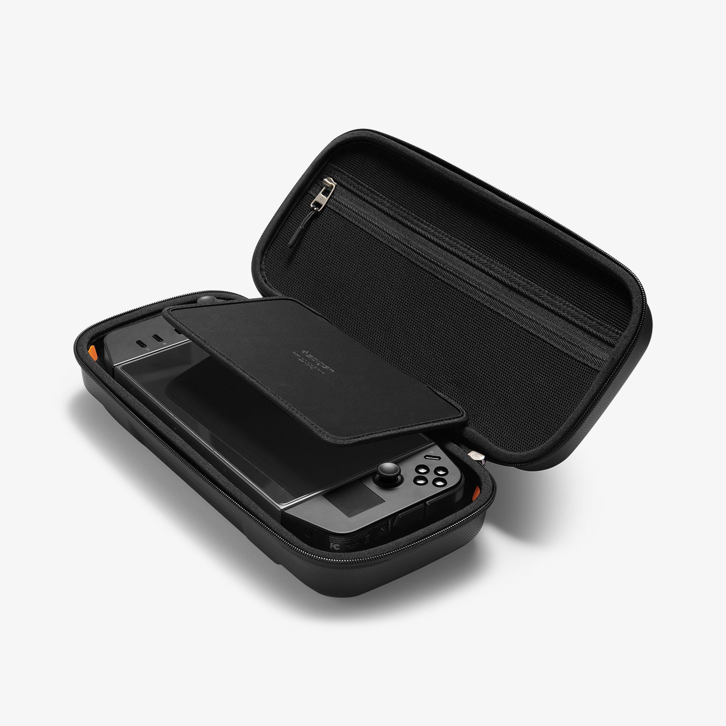 AFA07463 - Legion Go Rugged Armor Pro Pouch in Black showing the top ...