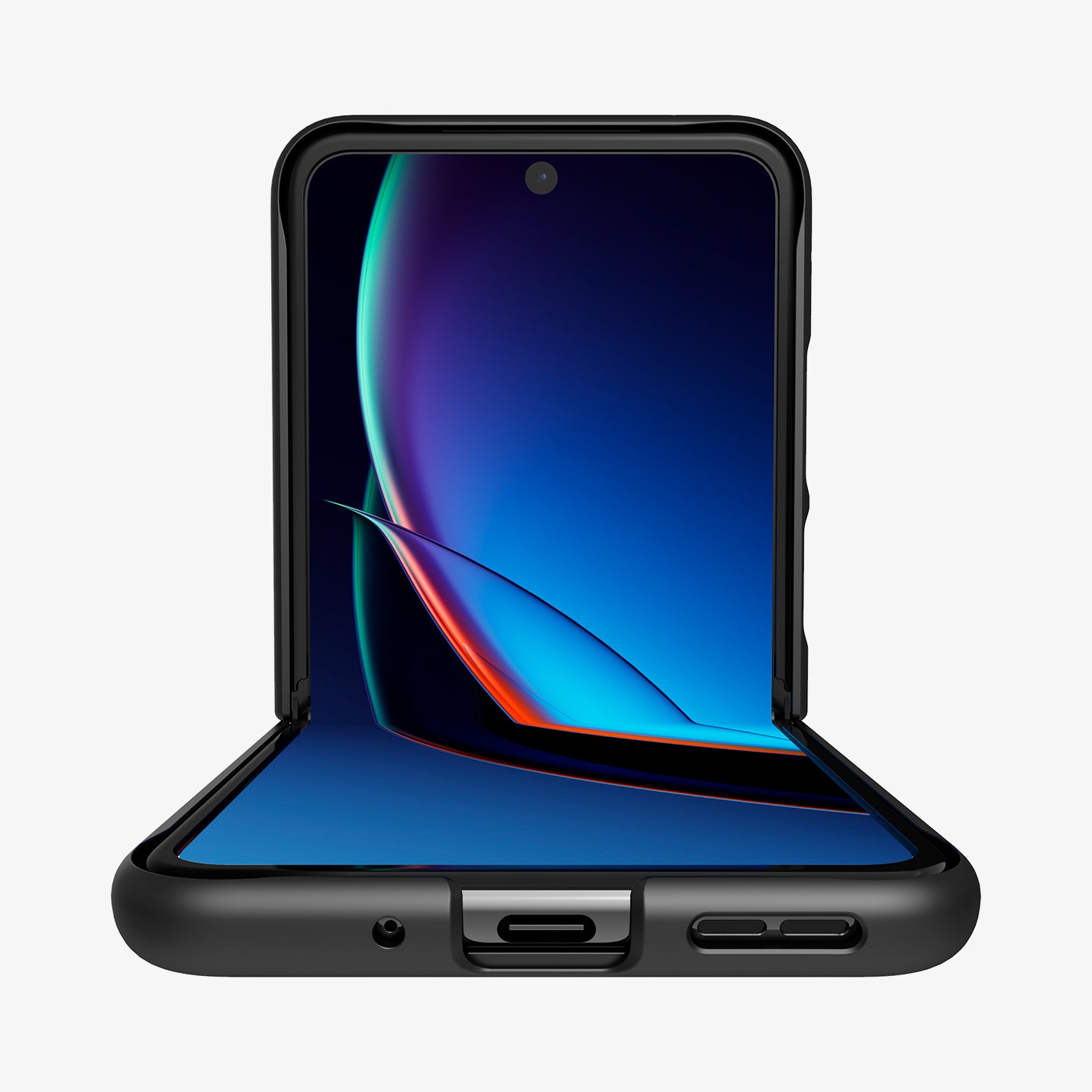 ACS06949 - Motorola Razr+ / 40 Ultra Case Thin Fit in black showing the ...