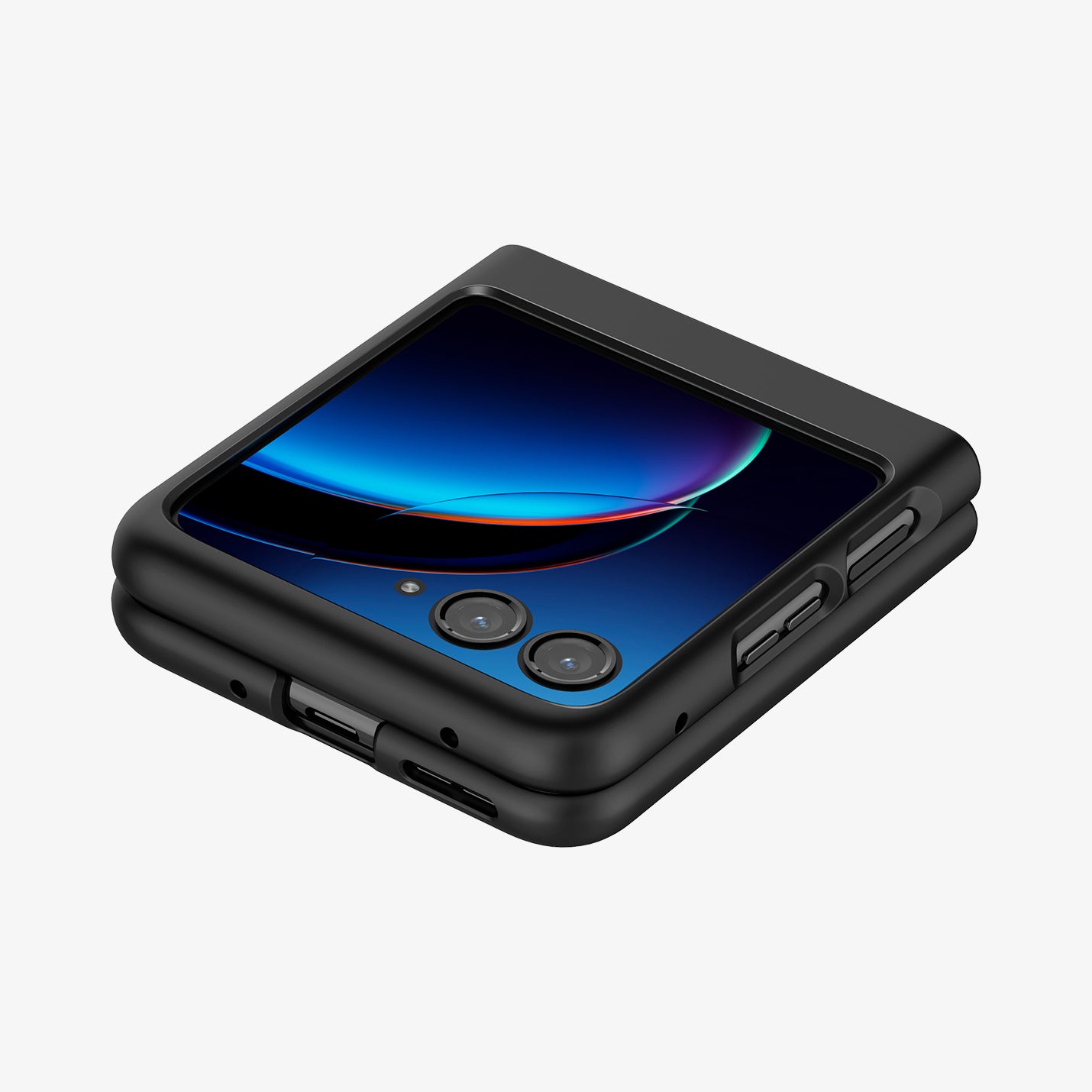 ACS06949 - Motorola Razr+ / 40 Ultra Case Thin Fit in black showing the ...