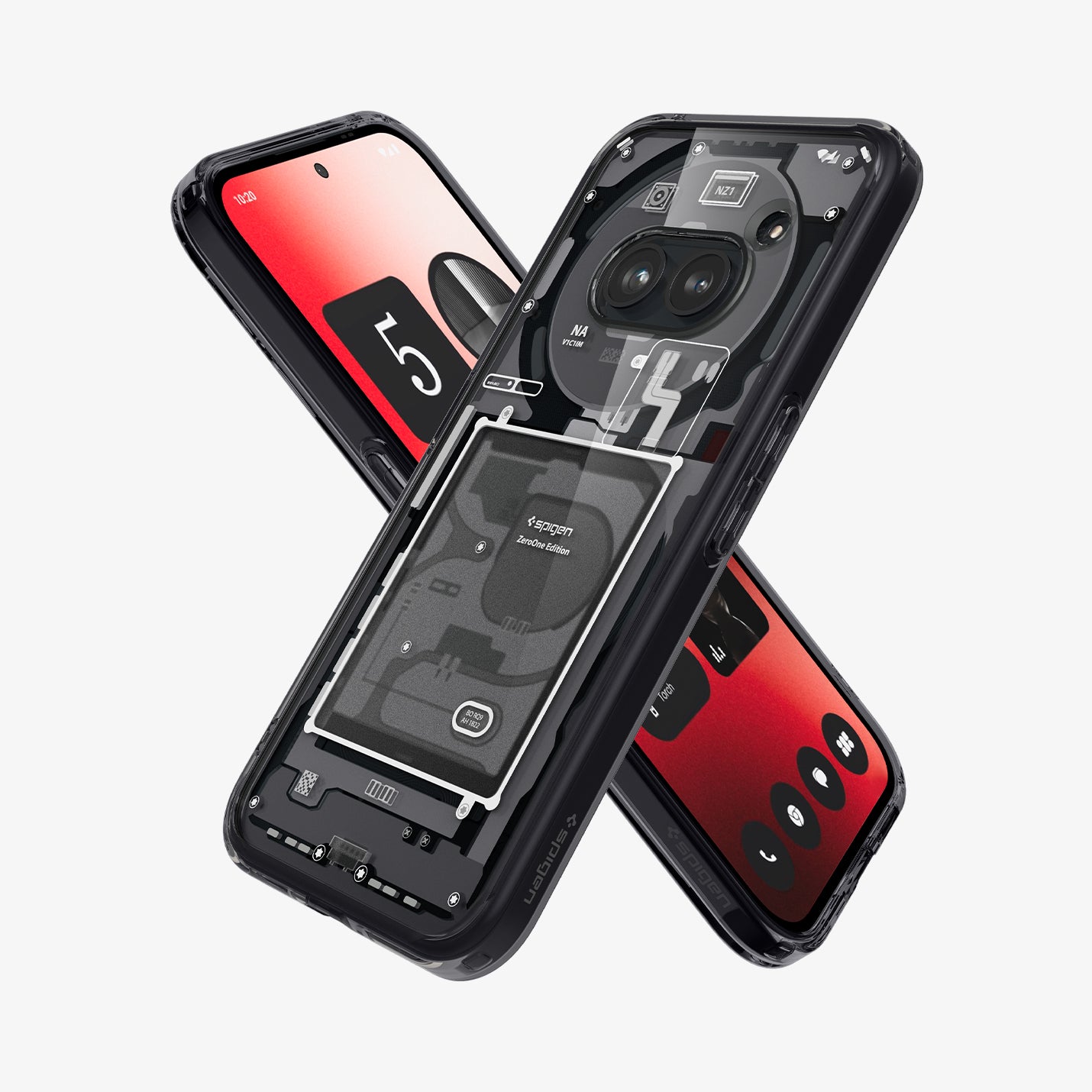 ACS07584 - Nothing Phone (2a) Case Ultra Hybrid Zero One in Zero One ...