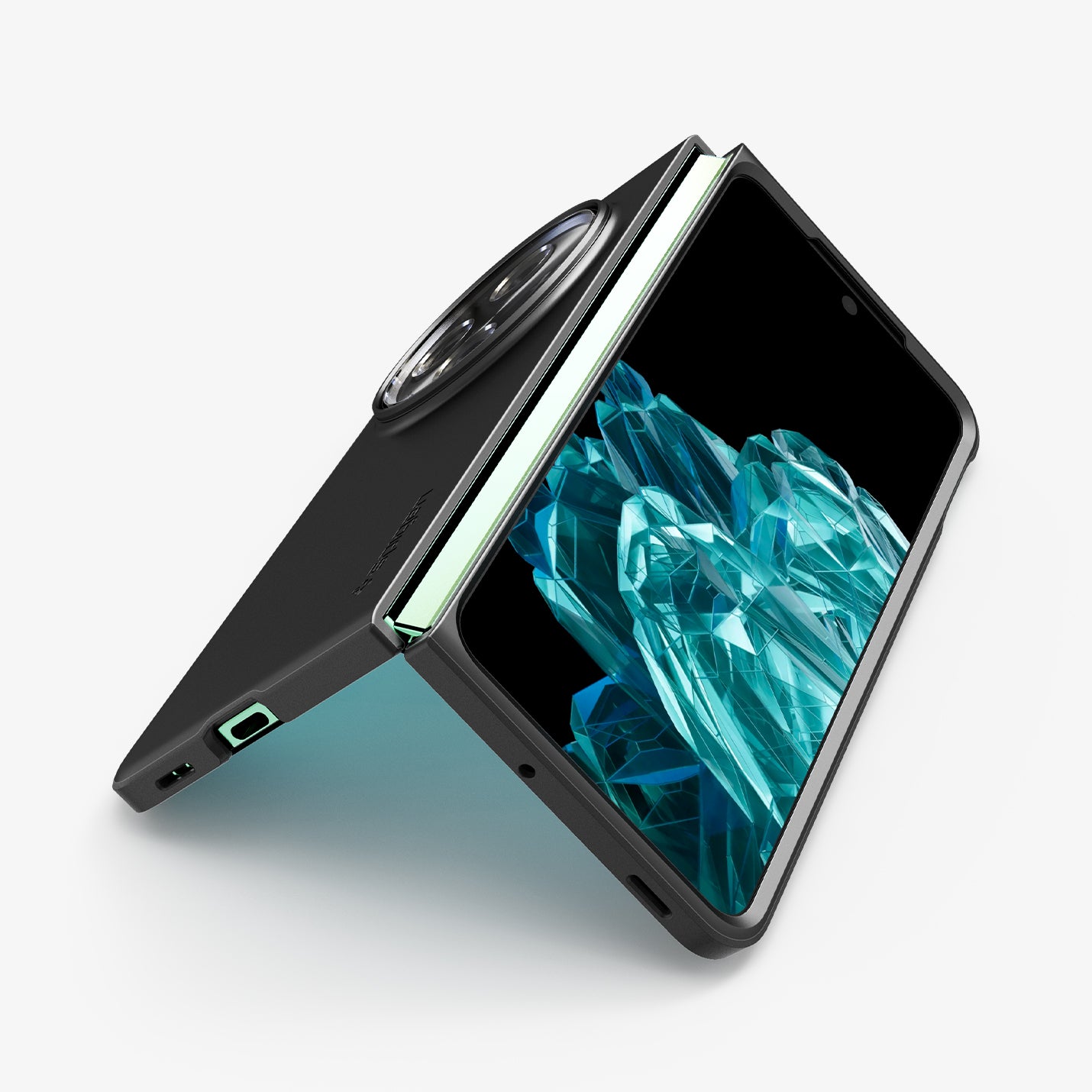 ACS07373 - OnePlus Open Series Case Thin Fit in black showing the back ...