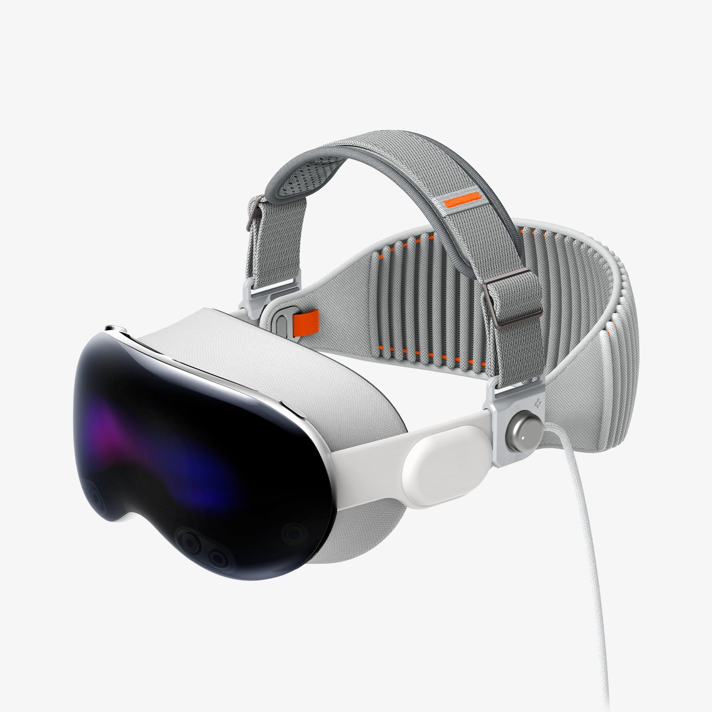 AFA07255 - Apple Vision Pro Head Strap in Charcoal Gray showing the top ...