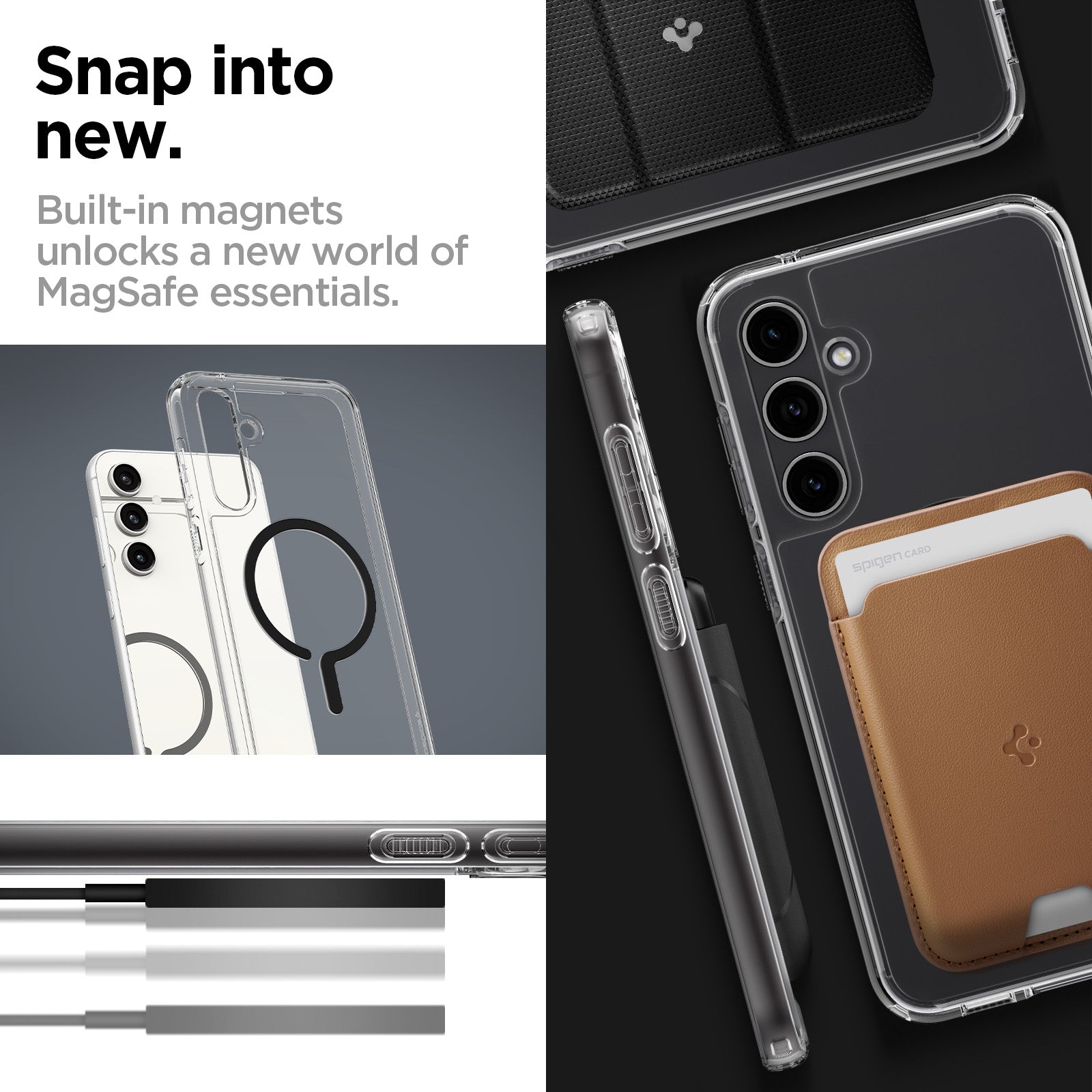 Galaxy S23 Series Case Ultra Hybrid Metal Ring (MagFit) - Spigen.com ...