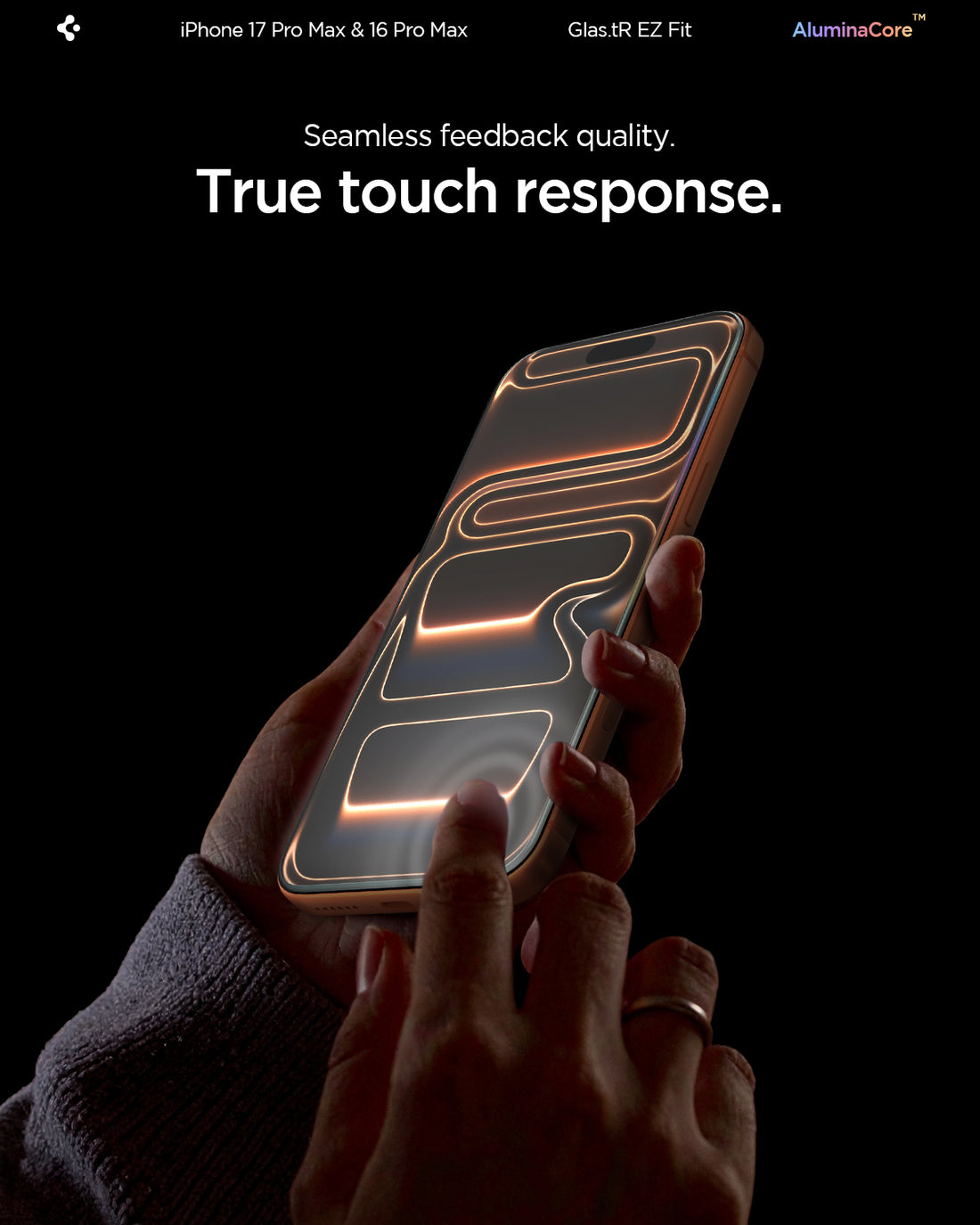 iPhone 16 Series GLAS.tR EZ Fit (Sensor Protection) Screen Protector ...