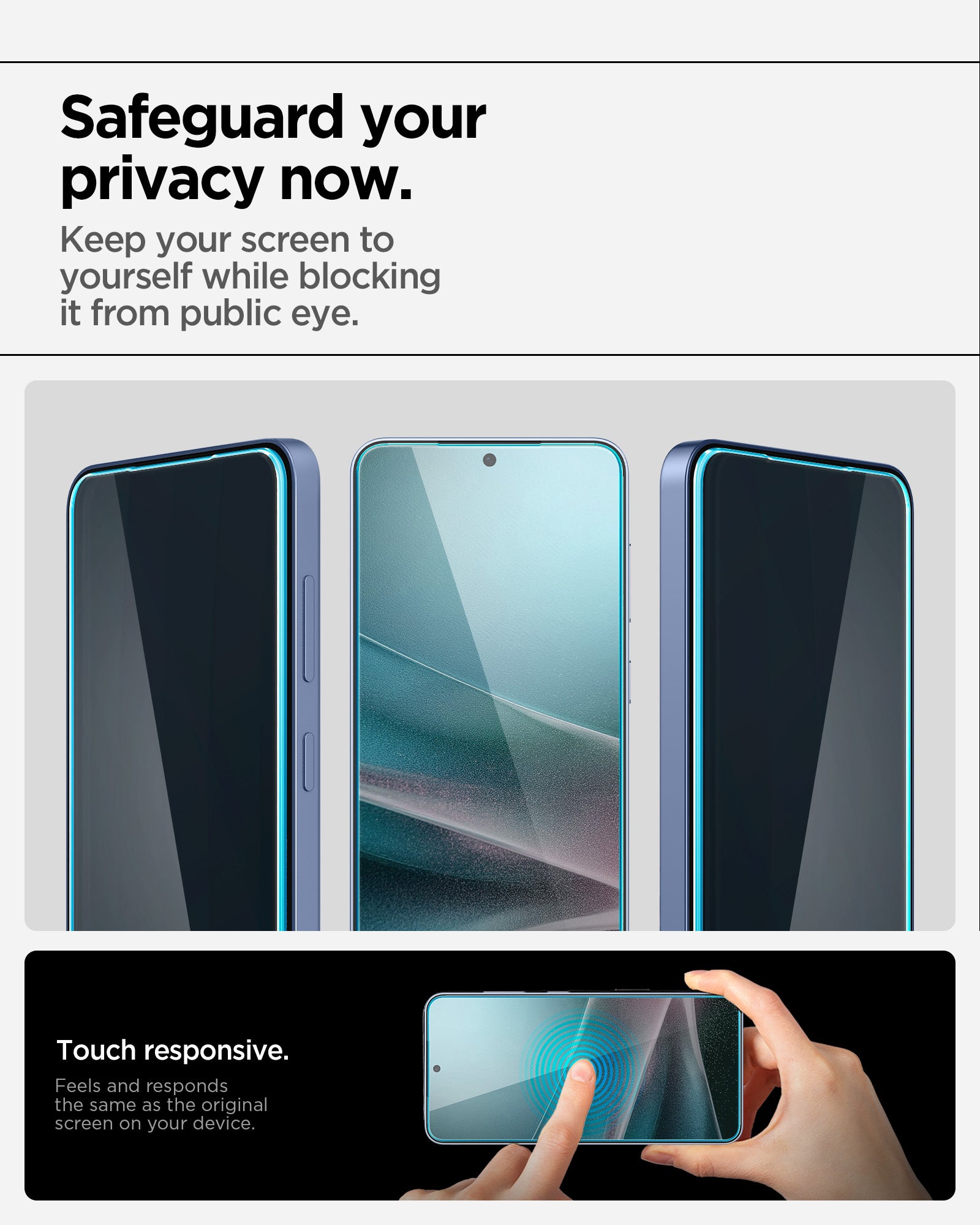 Galaxy S25 Series GLAS.tR EZ Fit Privacy Screen Protector - Spigen.com ...