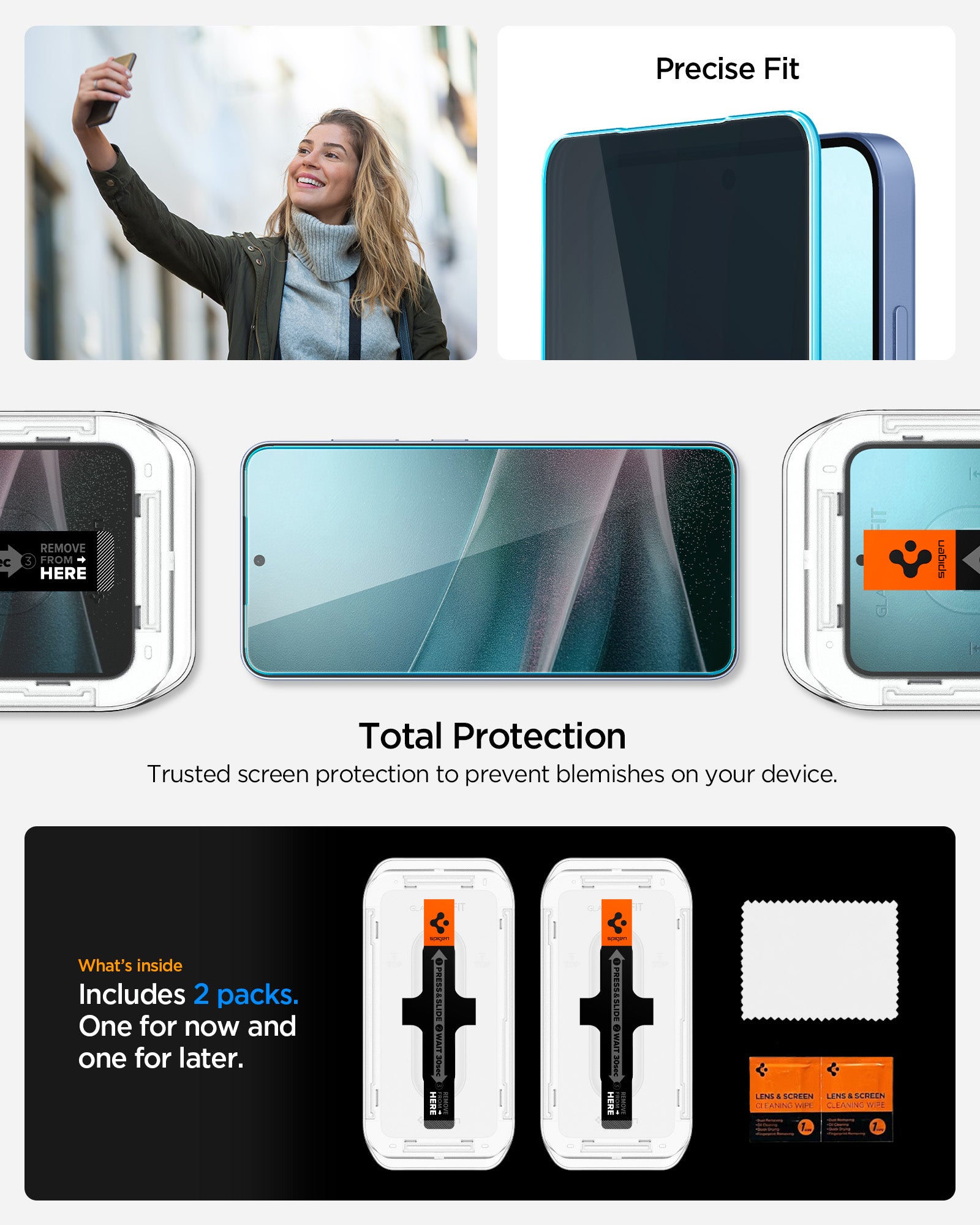 Galaxy S25 Series GLAS.tR EZ Fit Privacy Screen Protector - Spigen.com ...