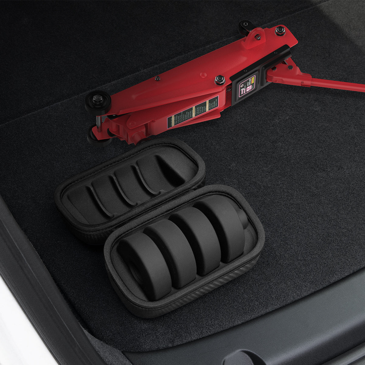 ACP07174 - Tesla Lifting Jack Pads TO310 in Black showing the lifting ...