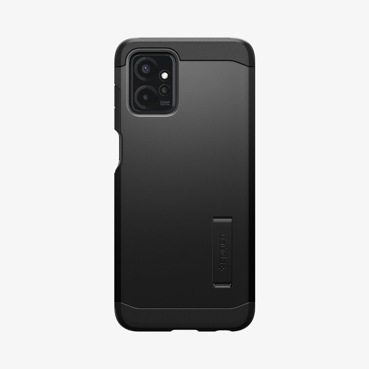 ACS06433 - Moto G Power Case Tough Armor in black showing the back
