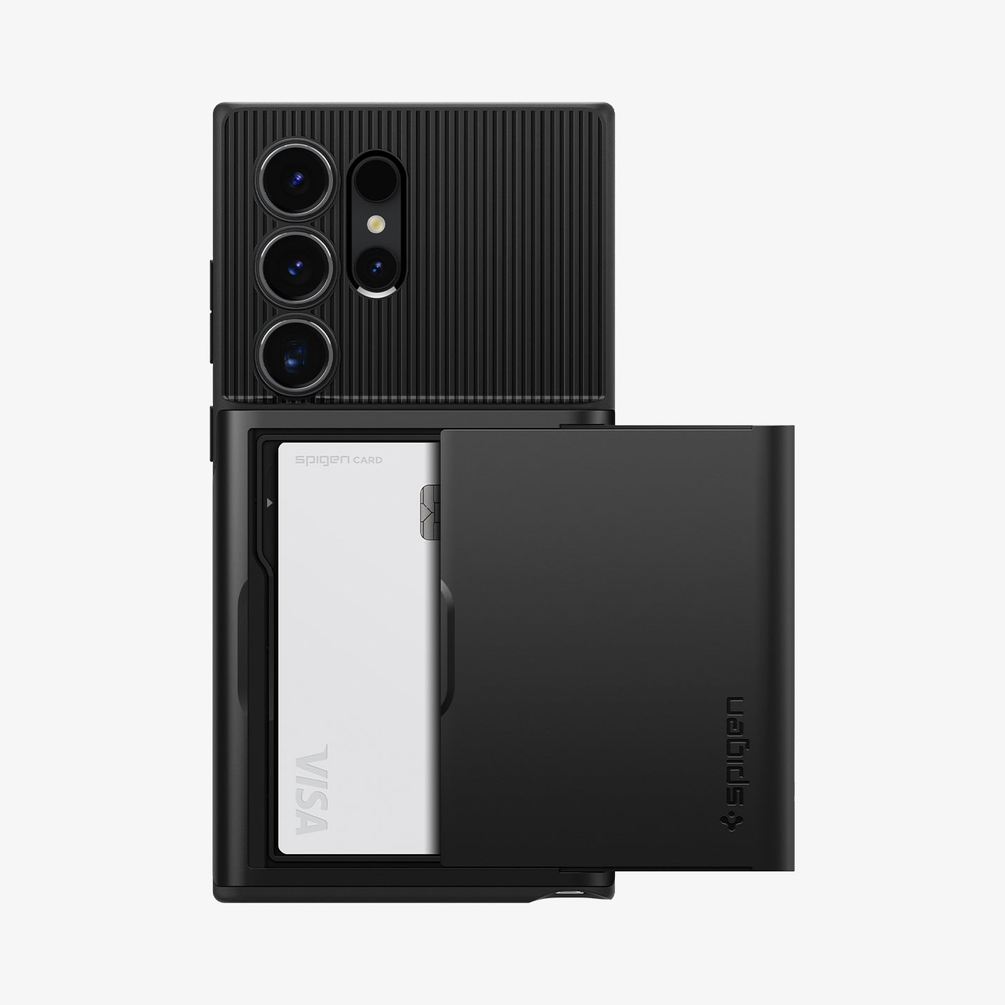 ACS07306 - Galaxy S24 Ultra Case Slim Armor CS in Black showing the ...