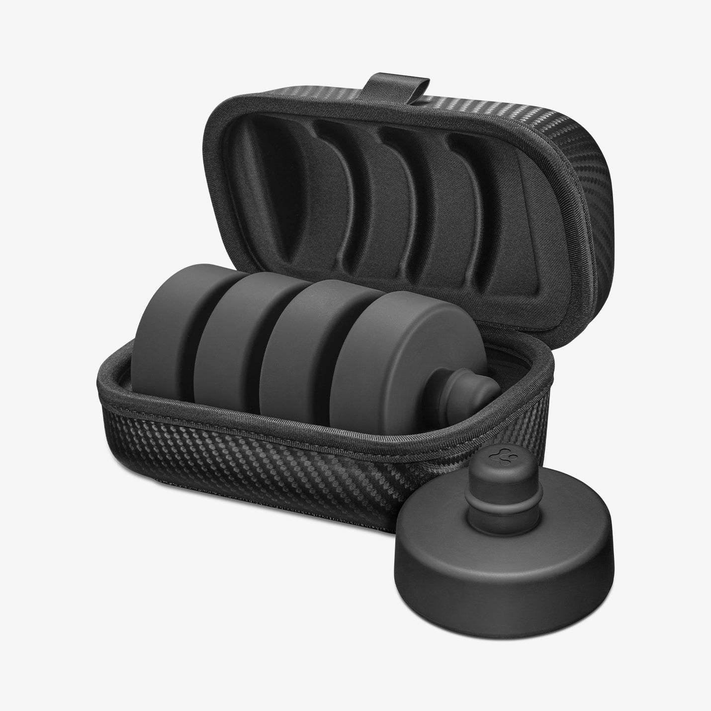 ACP07174 - Tesla Lifting Jack Pads TO310 in Black showing the open case ...