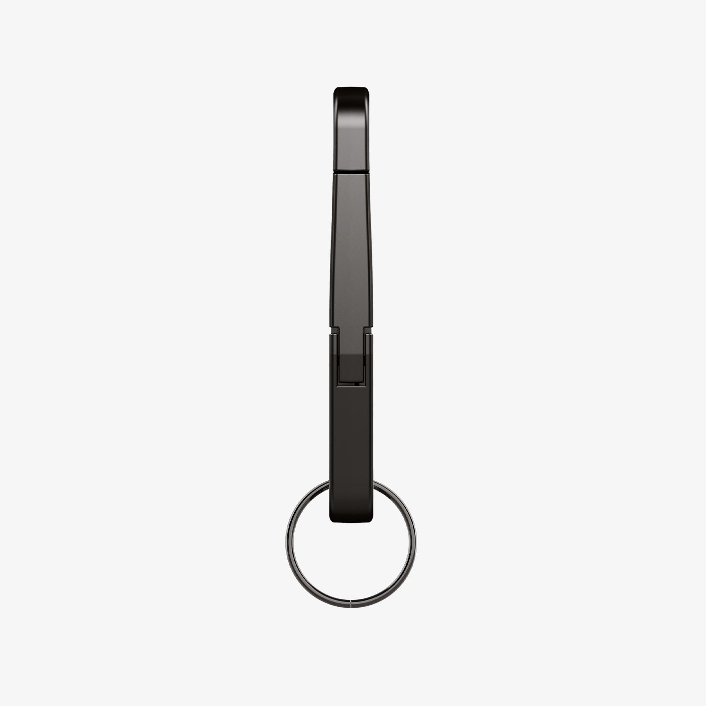 AHP02933 - Carabiner Rugged Type in black showing the side with keyring ...