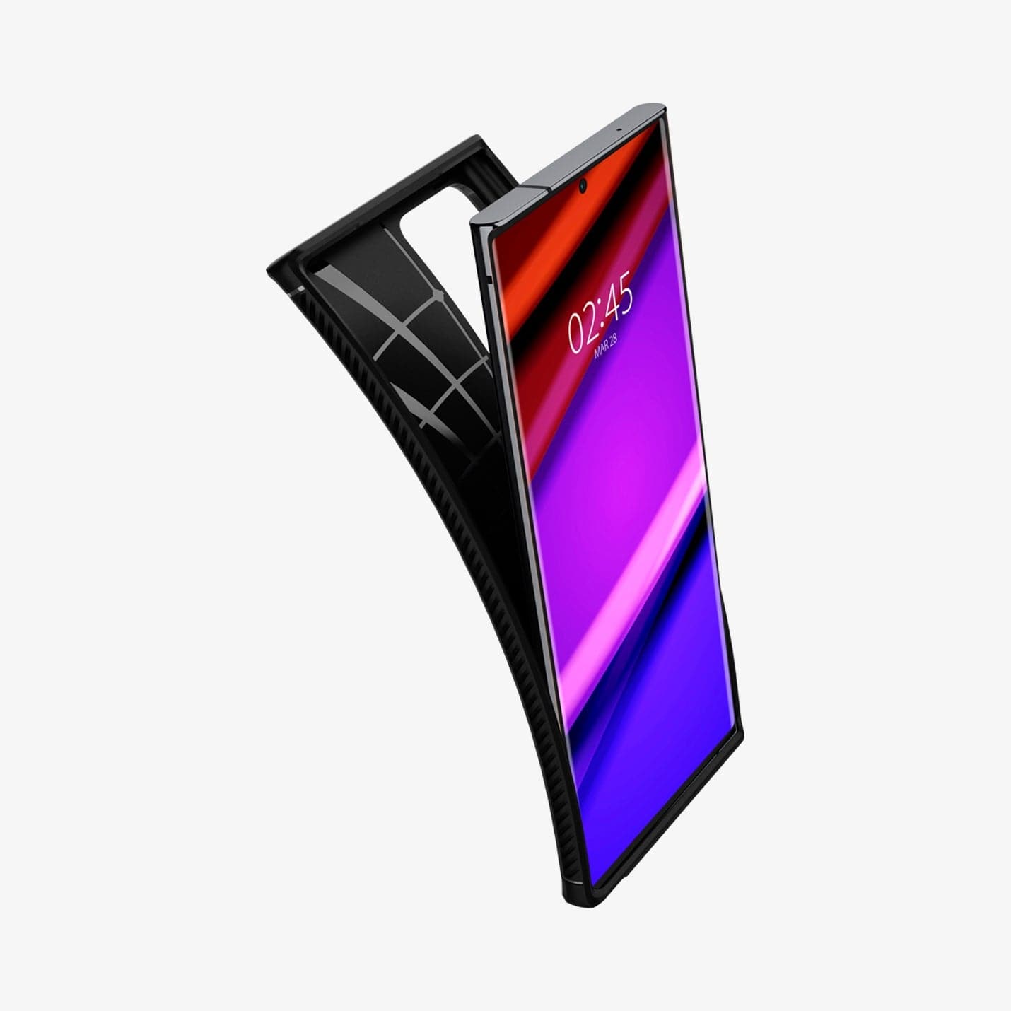 ACS01391 - Galaxy Note 20 Ultra Rugged Armor Case in matte black ...