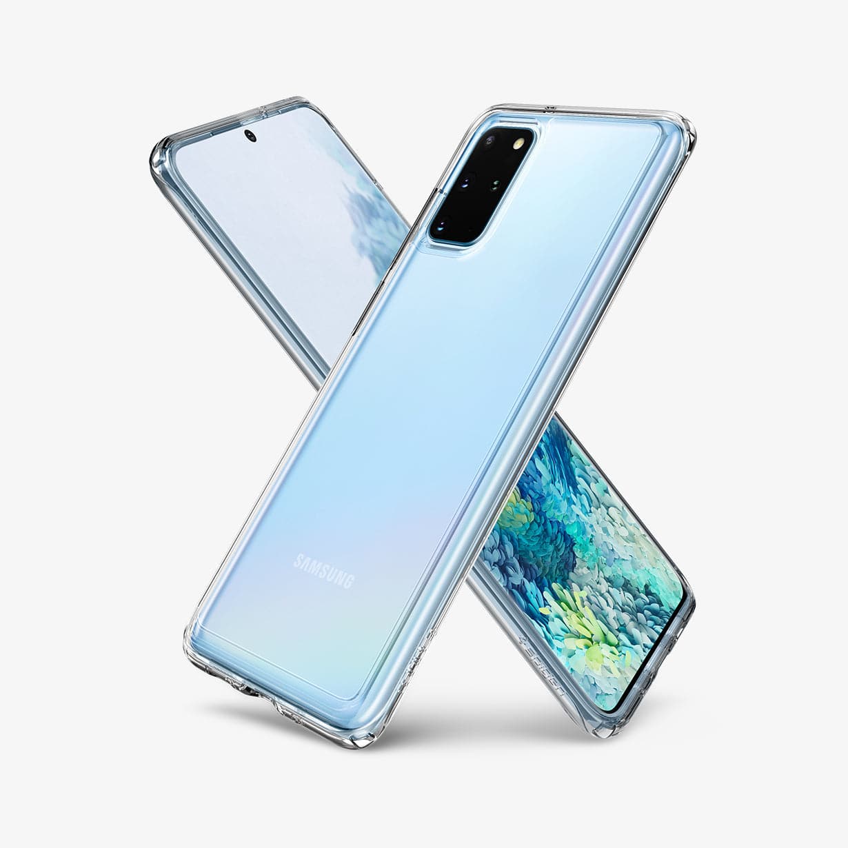 ACS00755 - Galaxy S20 Plus Ultra Hybrid Case in crystal clear showing ...