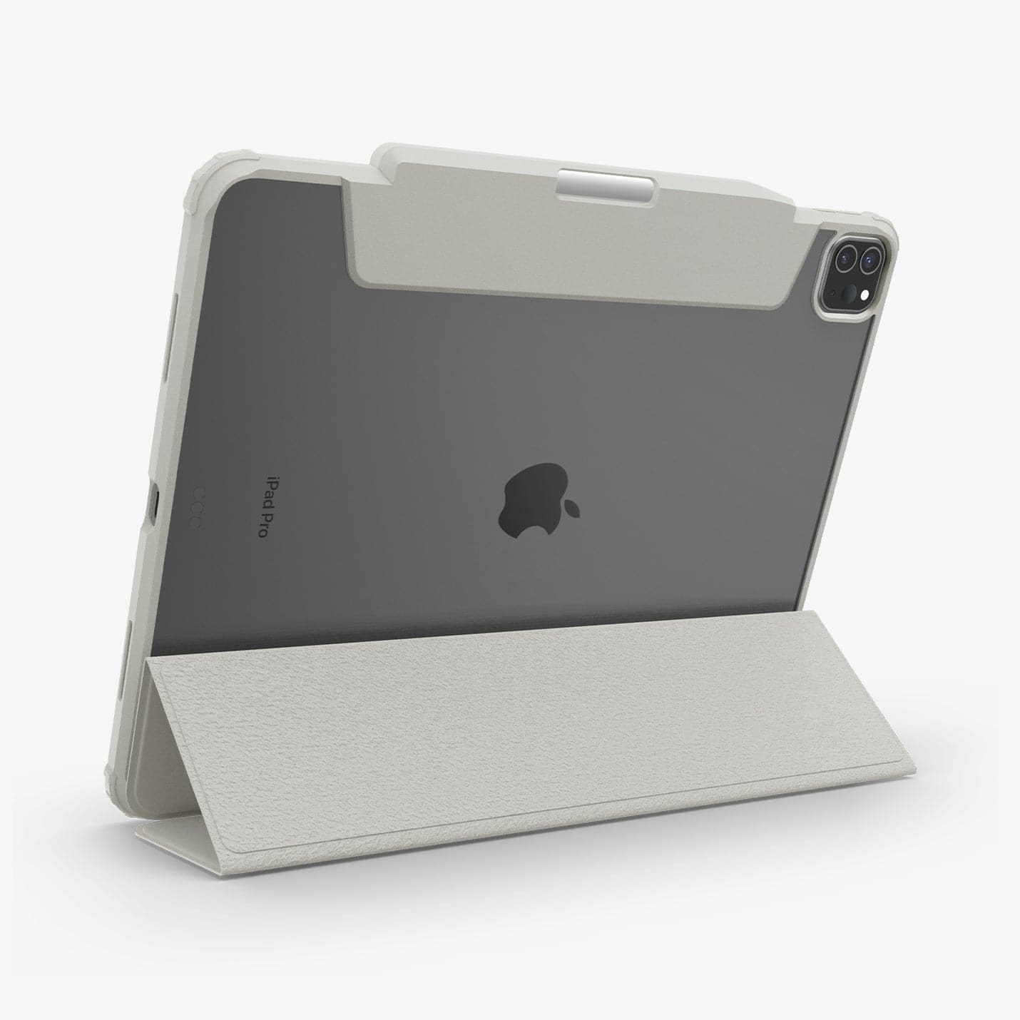 ACS06076 - iPad Pro 12.9" Case Air Skin Pro in gray showing the back ...