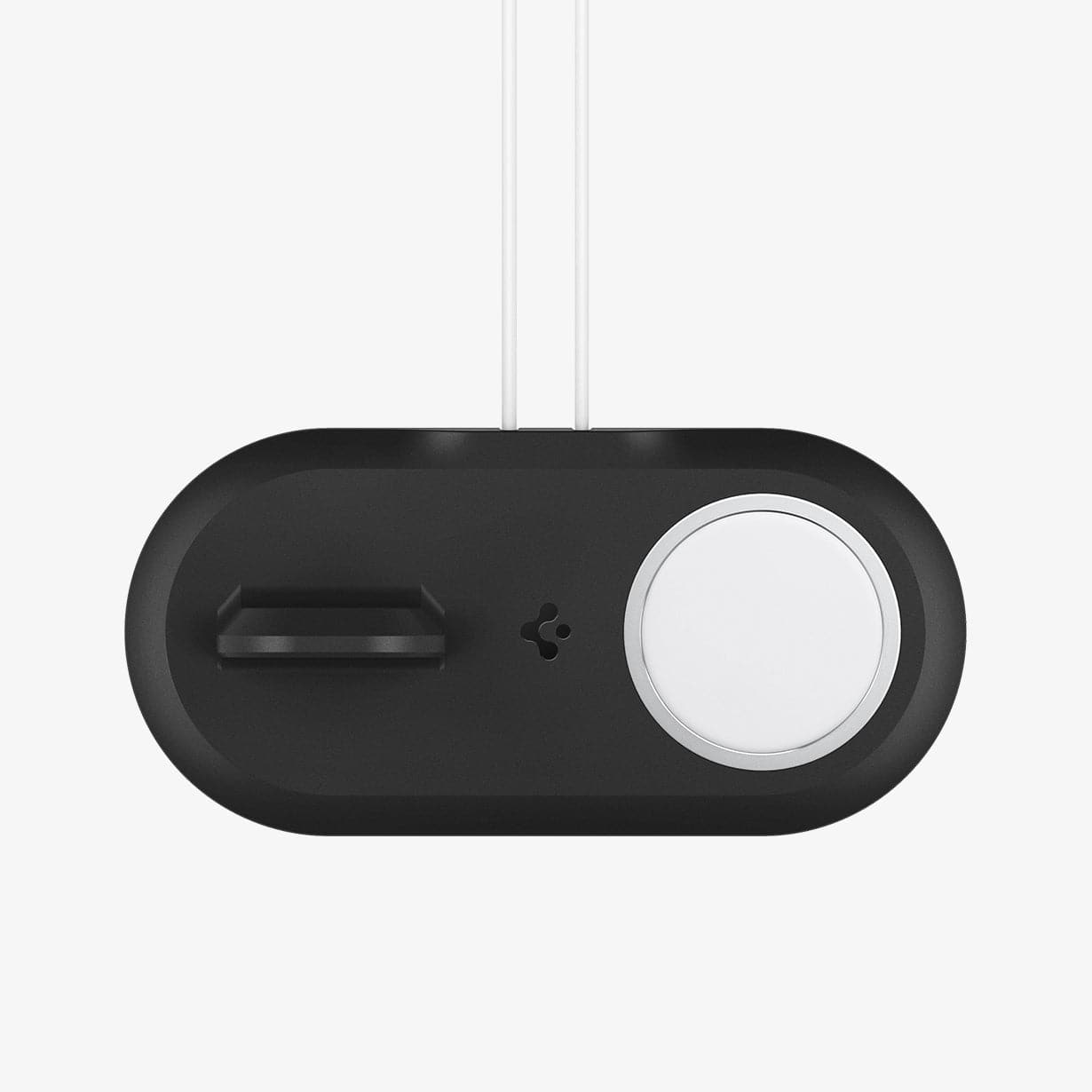 AMP02796 - Mag Fit Duo in black showing the top view with chargers ...