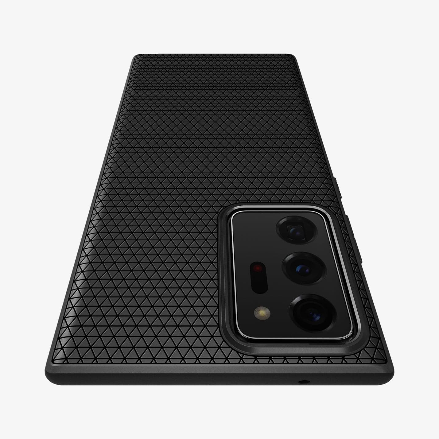 ACS01392 - Galaxy Note 20 Ultra Liquid Air Case in matte black showing ...