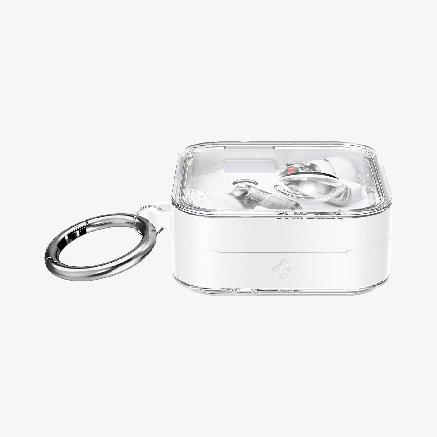 ACS06434 - Nothing Ear (2) Case Ultra Hybrid in jet white showing the ...