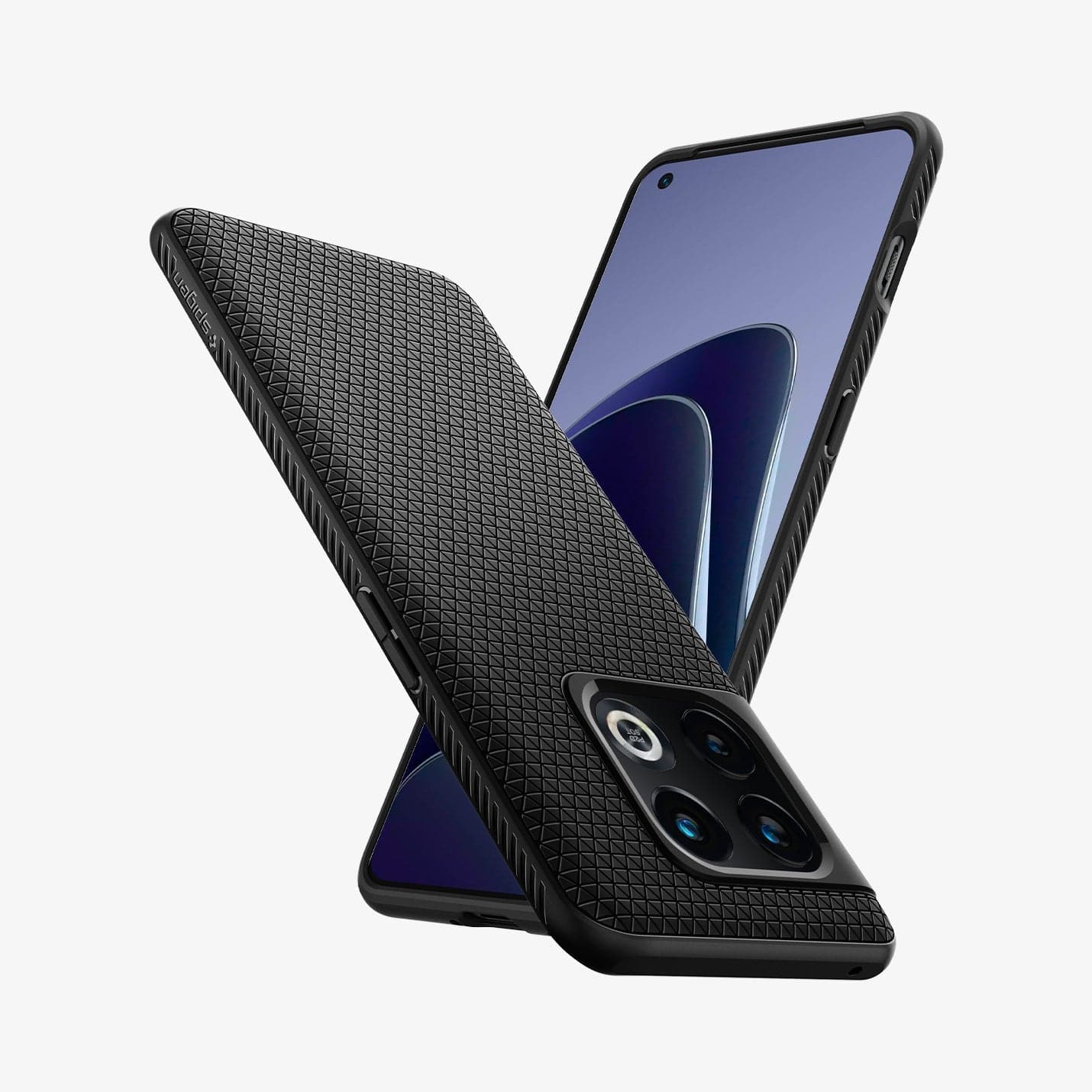 ACS04431 - OnePlus 10 Pro Liquid Air Case in Matte Black showing the ...